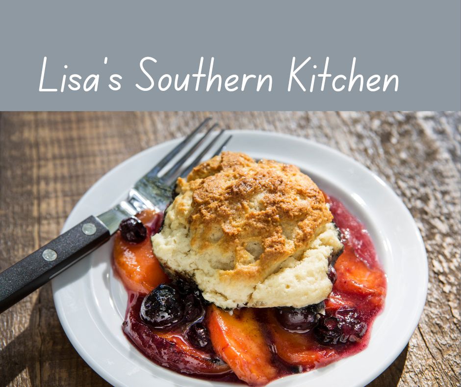 Strawberry Blueberry Cobbler: – Lisa's Southern Kitchen