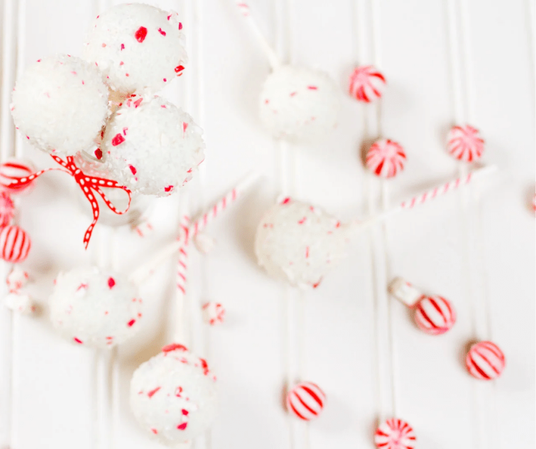 White Chocolate Peppermint Cake Pops: – Lisa's Southern Kitchen
