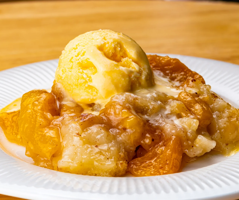 Crockpot Peach Cobbler – Lisa's Southern Kitchen